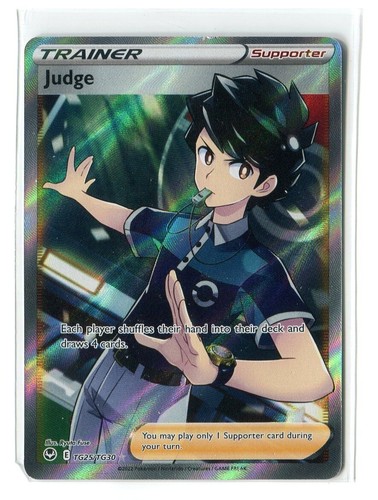 Pokemon Silver Tempest Judge Ultra Rare Full Art TG25/TG30 | eBay