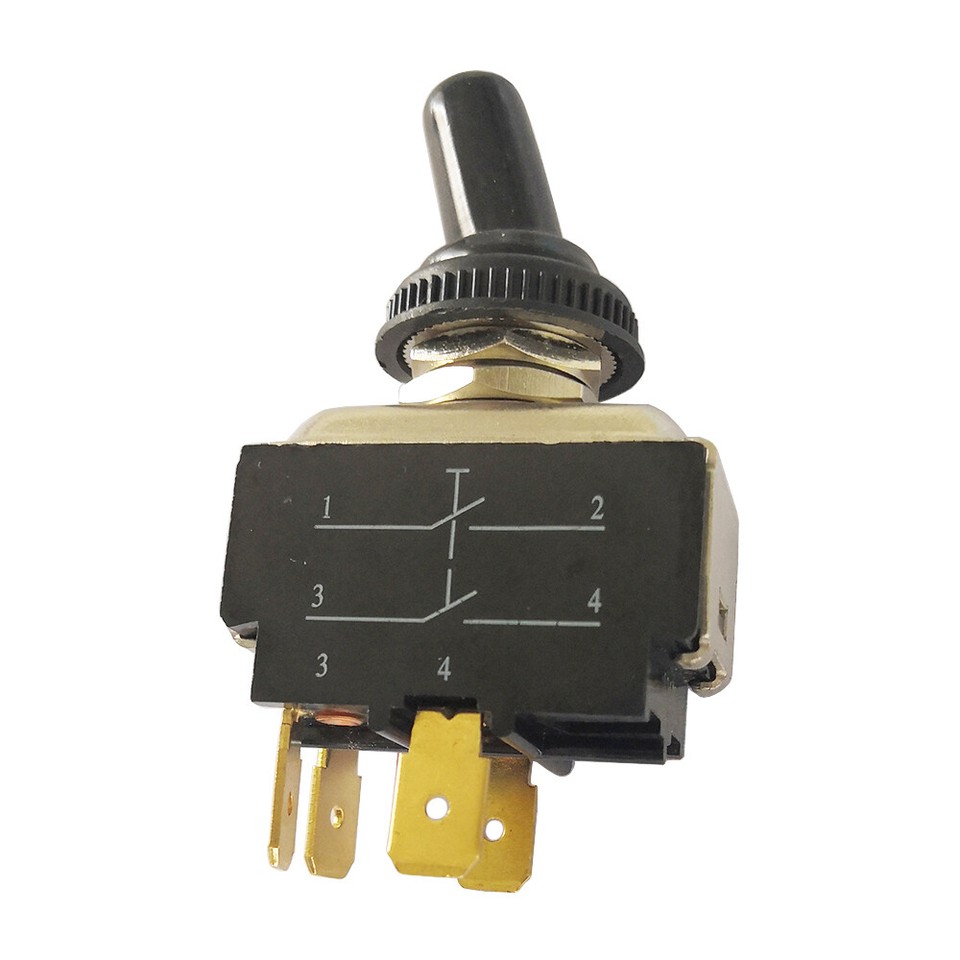 Interrupteurs à Bascule KEDU HY29E Interrupteur Électrique ON OFF 4Pins ...