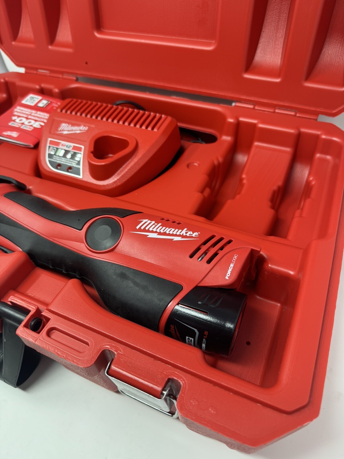 Milwaukee M12 Force Logic Press Tool Kit - Red (2473-20) for sale ...