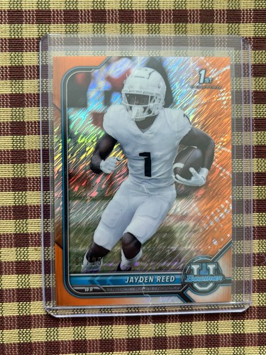 Jayden Reed Bowman 1st Orange Shimmer (07/25) | eBay