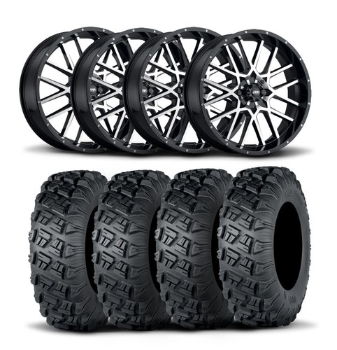 ITP Hurricane 18" Machined Black Wheels And Versa Cross XTR Tires ...