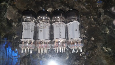 6P41S Matched QUAD Vacuum Valves, 1984r NOS USSR (EL508, 6KW6 ,7868 ...