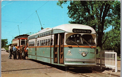 Illinois Railway Museum CTA PCC 4391 Streetcar, Route 49 Western-79 ...