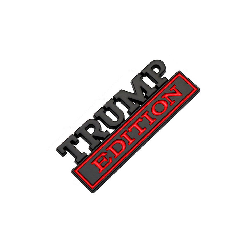 1pc 3D Trump Edition Metal Badge Decal Sticker Emblem Car Truck ...