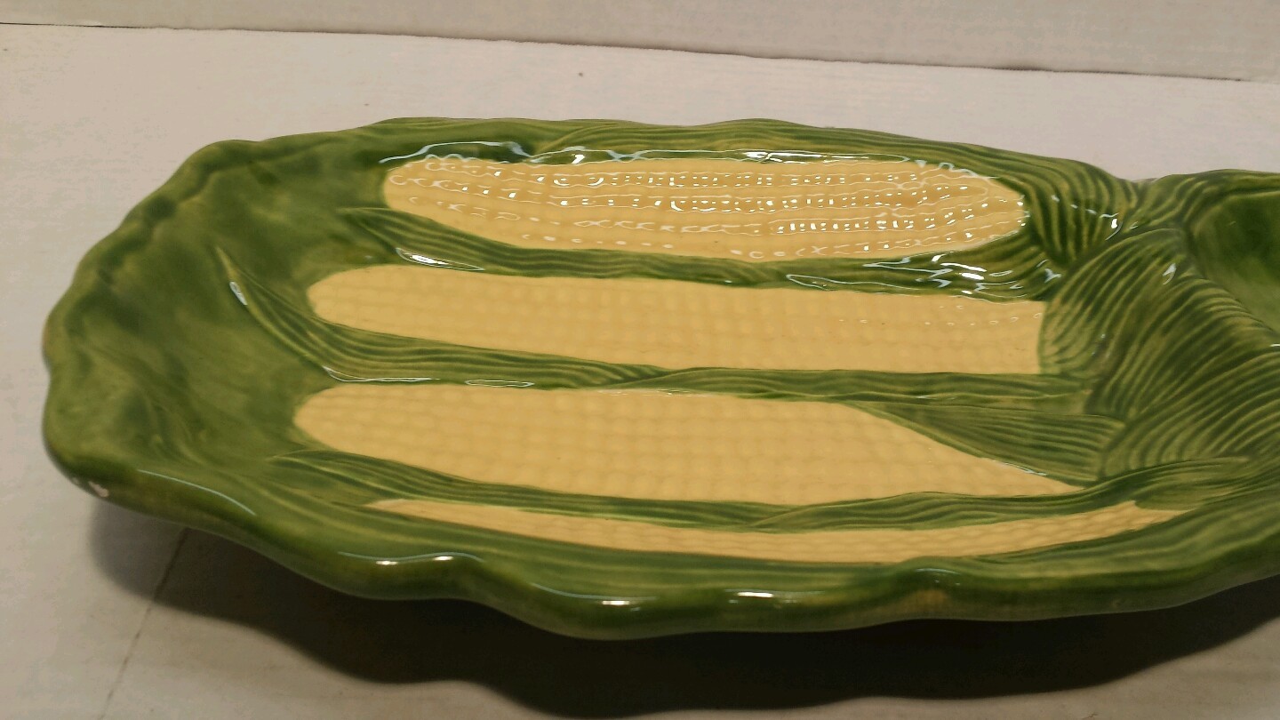 Vintage 1983 Duncan Enterprises Ceramic Corn Cob / Butter Serving Dish ...