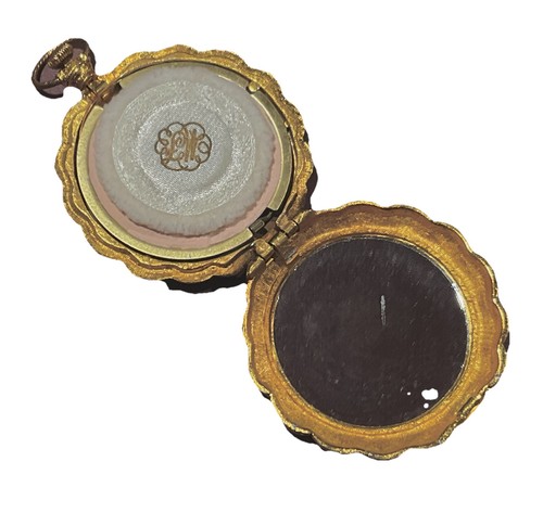 Max Factor Vintage Golden Lark Compact Watch Style | eBay