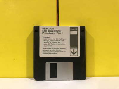 Fluke Met/Cal 5500-Based Meter Disk 1 Floppy Disk Software | eBay