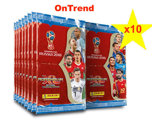 Panini 2018 FIFA Russia World Cup Trading Cards ADRENALYN XL Sealed ...