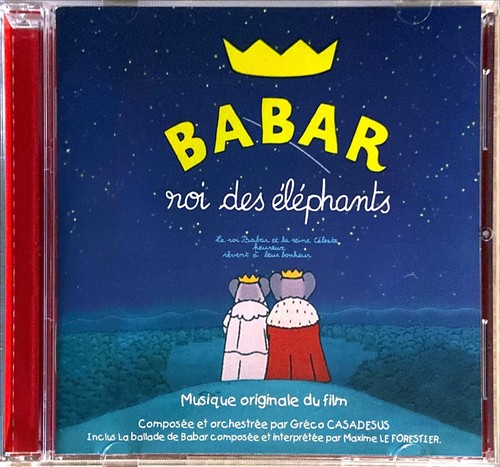 FRENCH CD ALBUM BABAR ROI DES ELEPHANTS BANDE ORIGINALE DU FILM RARE ...