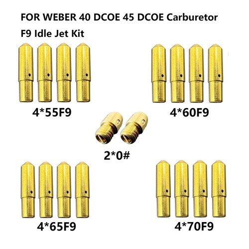 For Weber Redline 40 DCOE 45 DCOE Dual Carburetor Carb F9 Idle Jet Kit ...