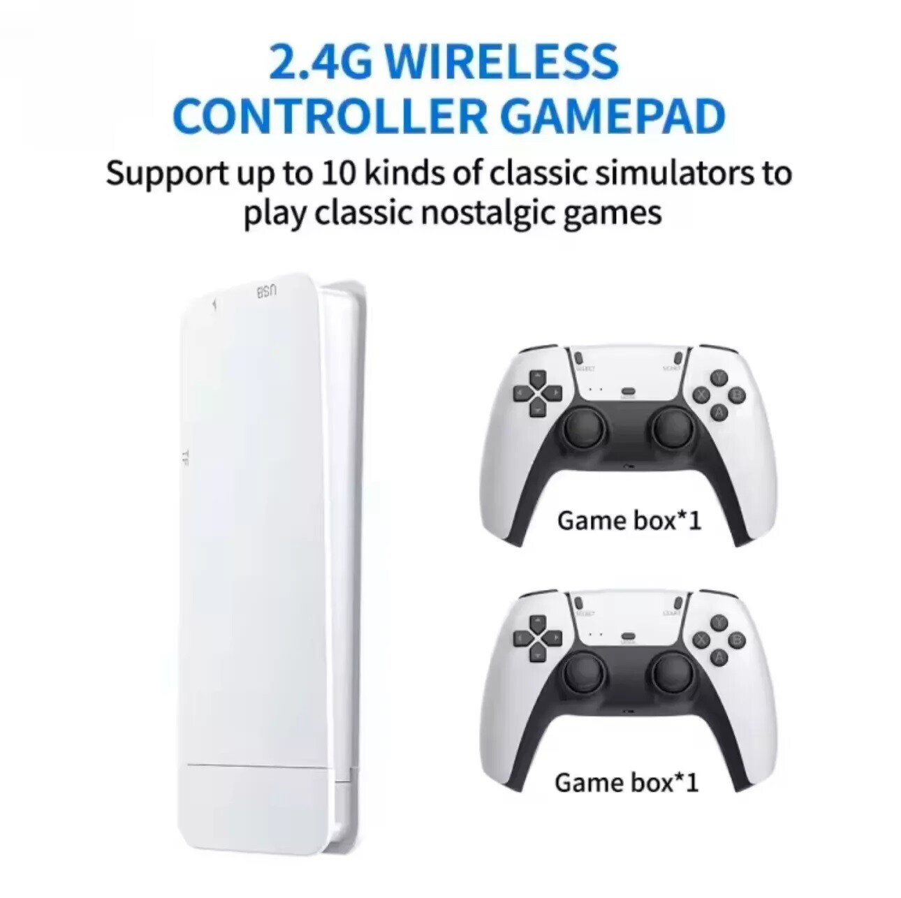 TV Video Game Stick M15+4K HDMI Retro Game Console 2 Wireless ...