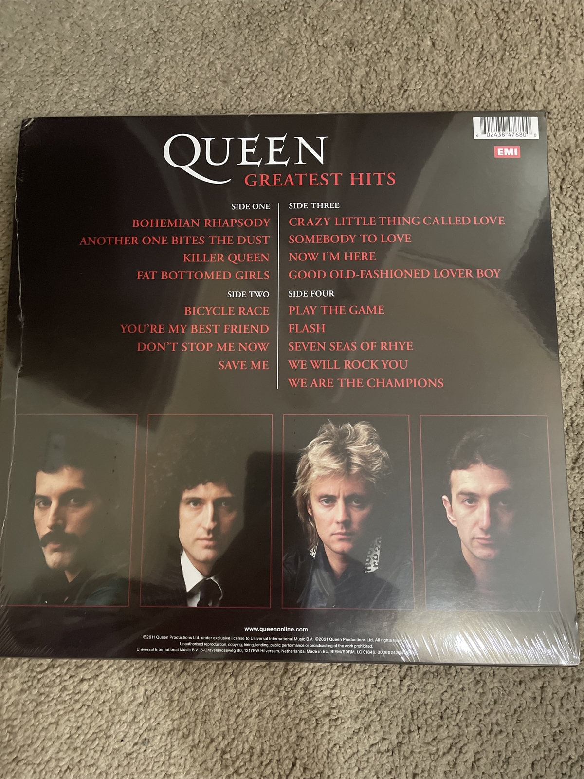 QUEEN Greatest Hits - Queen Slipcase Edition Vinyl 2 LPs Records for ...