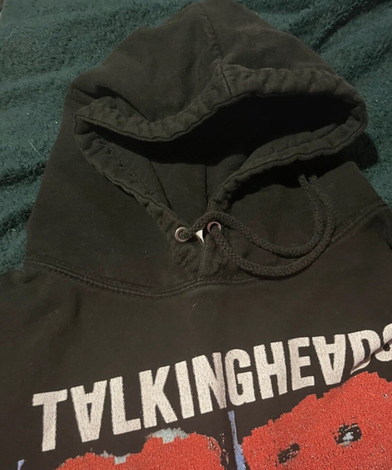 Talking Heads Hoodie New Wave Rock Band Merch Jumper David Byrne Size ...