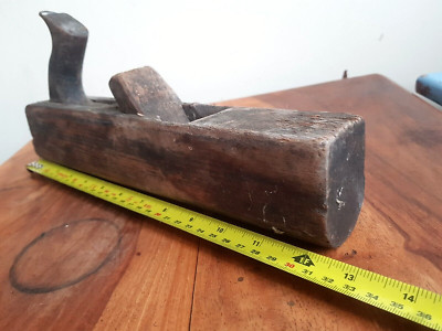 Antique Vintage Rare Curved Semi Circle Wood Planer Round Bottom ...