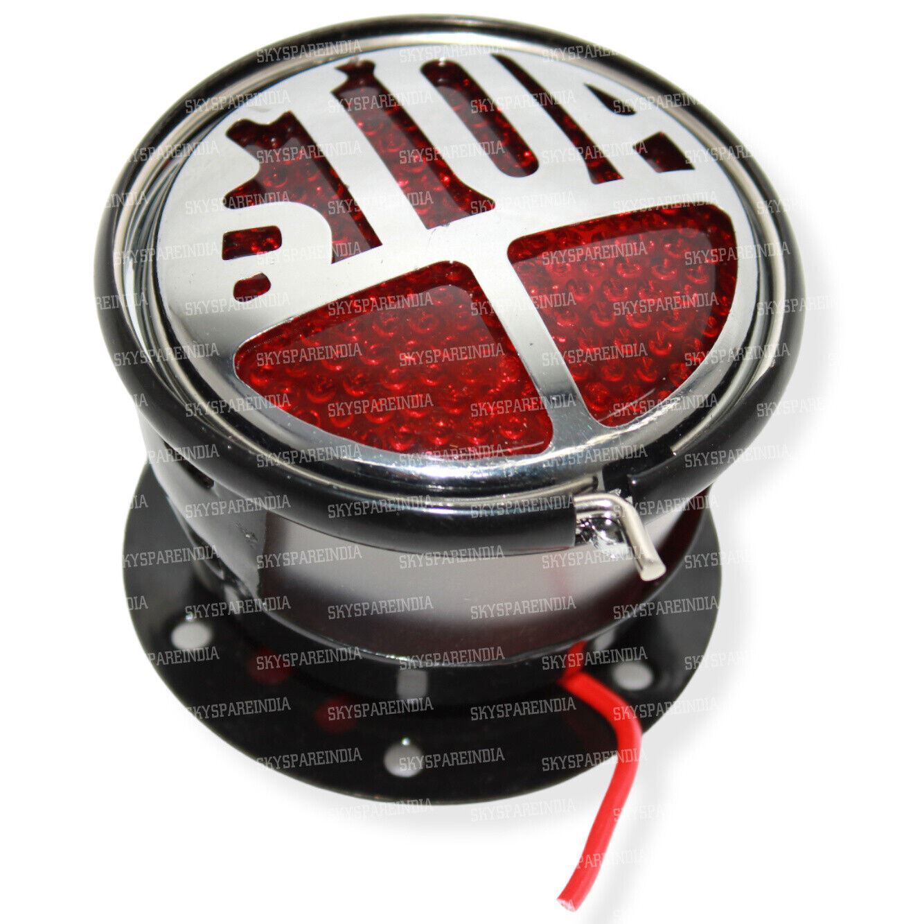 Miller Type Vincent Velocette Rear Stop Tail Number Plate Light Lamp ...