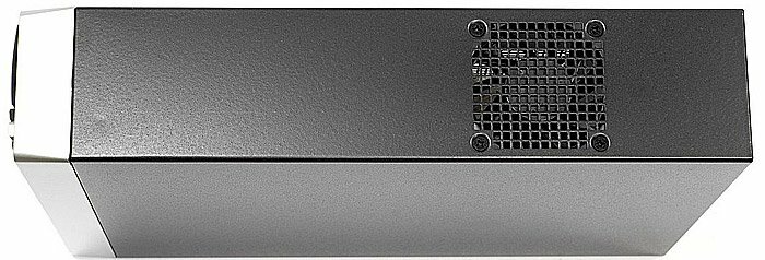 NEW Black Mini ITX PC Case w/ Optical Drive Bay, Fan, Card Reader,DC-to ...