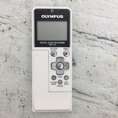 Olympus WS-110 Digital Voice Recorder LCD Display Small Handheld USB ...