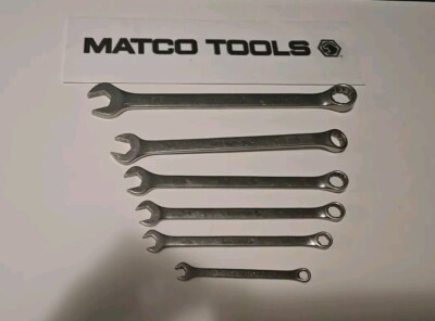 MATCO TOOLS 7PC SAE 12pt COMBINATION WRENCH SET 1/4 to 3/4" RC Series ...