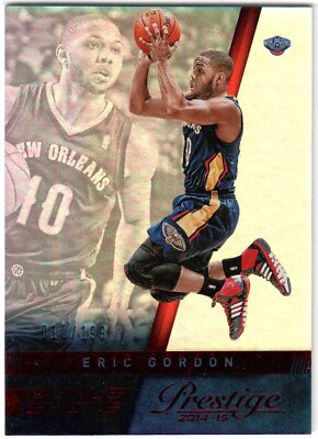 Eric Gordon 2014-15 Panini Prestige 10/199 Jersey Number 1/1 | eBay