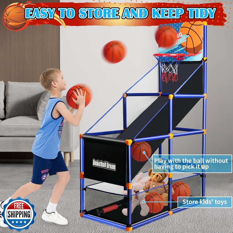 Arcade Basketball Game Set for Kids, Boy Toys Basketball Hoop wit | eBay