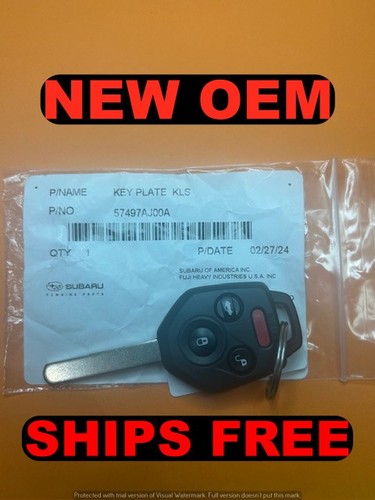 Genuine Original Subaru Remote Keyless Key 2010-2014 Legacy Outback ...
