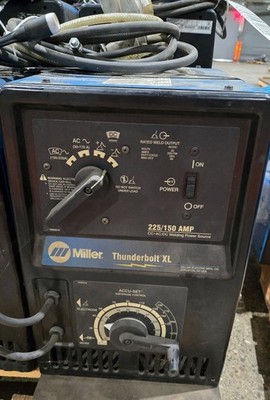 MILLER THUNDERBOLT 225 ARC WELDER USED | eBay