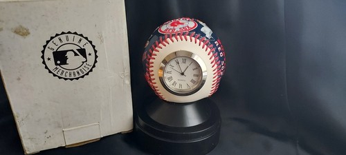 BOSTON RED SOX BASEBALL CLOCK 2008 MLB NEW IN BOX W/ STAND