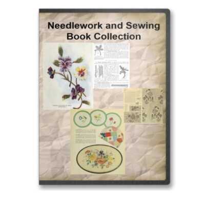 Needlework & Sewing Patterns Designs 24 Instructional Needle Work Books ...