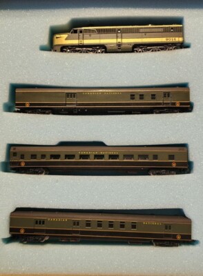 Con-Cor N Scale Canadian National Passenger Set MAPLE LEAF Special ...