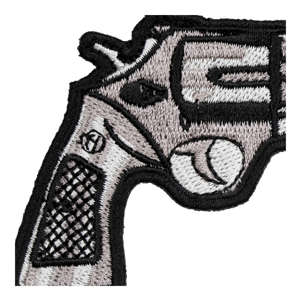 Black Revolver Gun Right Patch, Guns & Weapons Patches | eBay