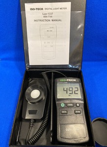 ISO-TECH 1337 DIGITAL LIGHT / ILLUMINANCE METER | eBay