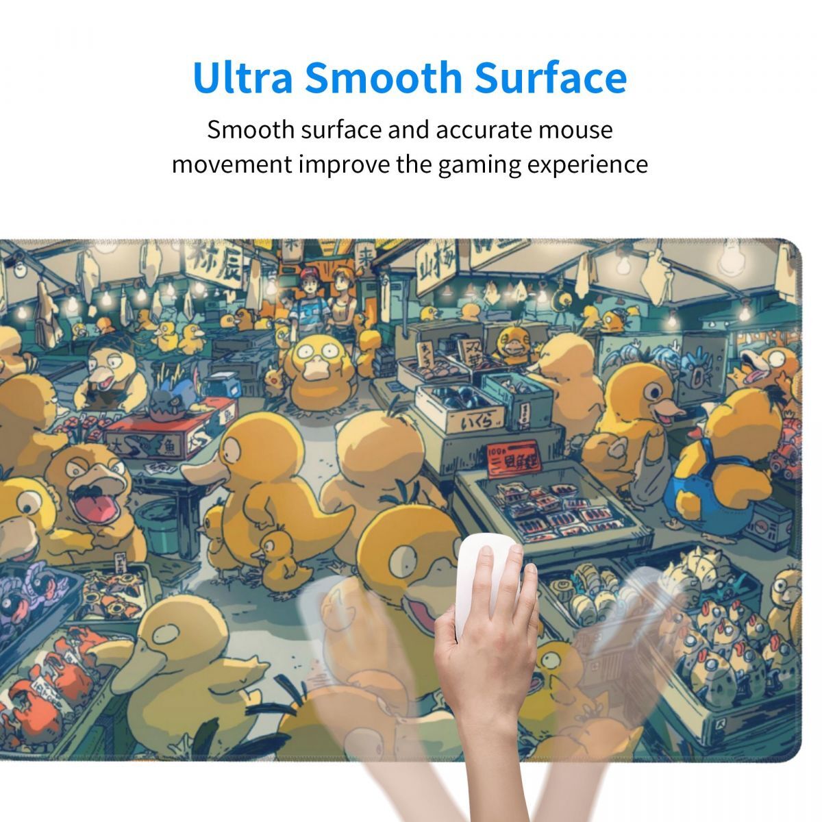 Psyduck - Board Game Pokemon Playmat Games Mousepad Play Mat of TCG ...