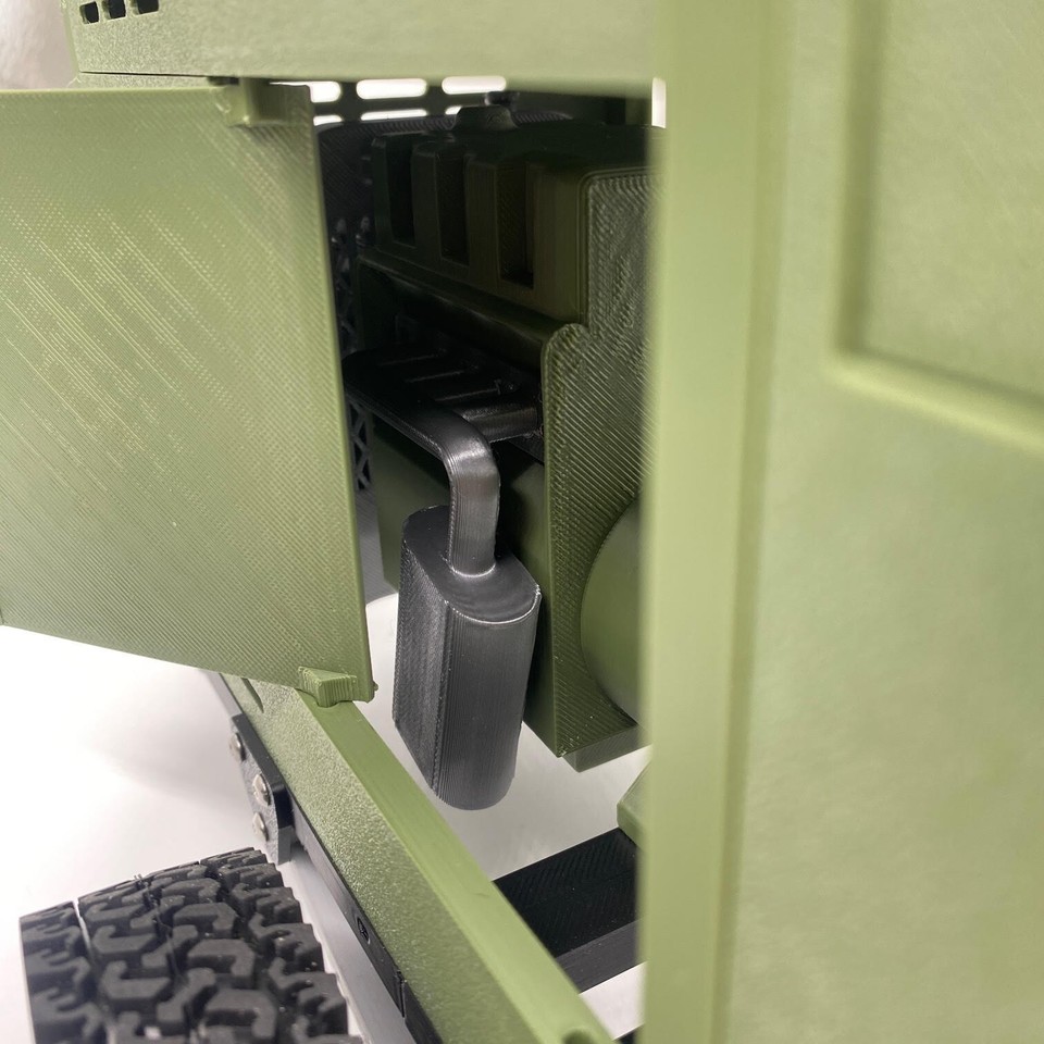 1/10 RC Crawler Trailer - Scale Generator Trailer Off-Road for SCX10 ...