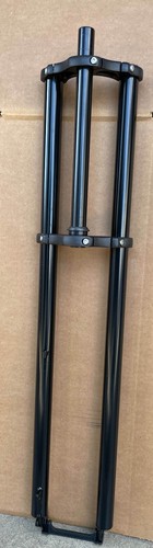 26" TRIPLE TREE 30" length Cruiser CHOPPER BICYCLE FORK 1 " threadless ...