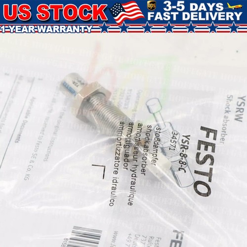 New YSR-8-8-C Festo 34571 Fast Shipping Pneumatic shock absorber | eBay