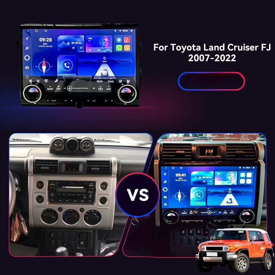 15'' Android Car Radio For Toyota FJ Cruiser 2007-2015 Screen Head Unit ...