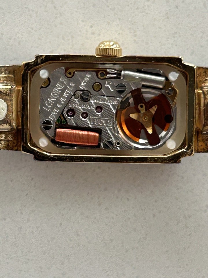 Vintage Ladies Longines 0961 Diamond Watch-EXCELLENT W.TAG-Gold Plated ...