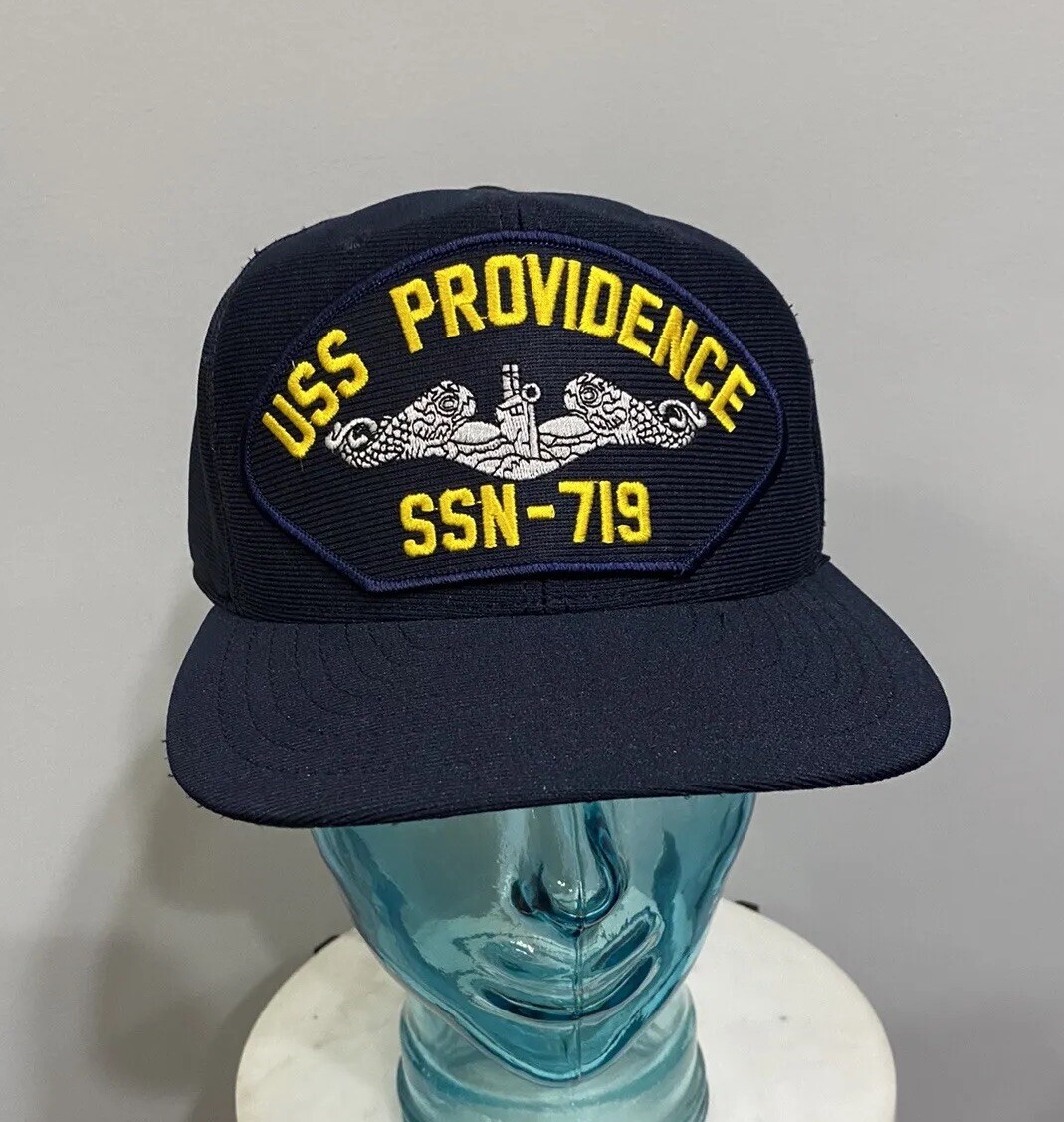 USS Providence Hat Patch SSN 719 Navy Veterans Eagle Crest Snap Back ...