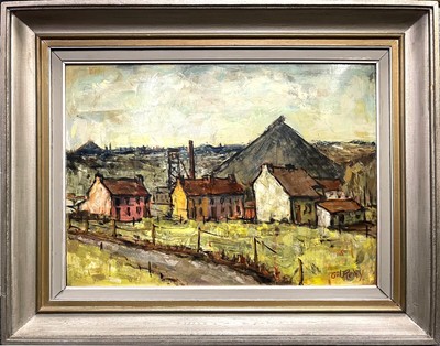 Vintage oil on board antique painting Gilbert Remy landscape of Belgian ...