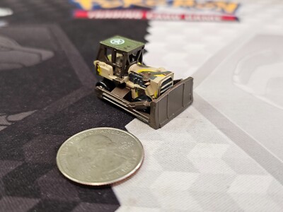 Micro Machine Military Bulldozer White Star | eBay