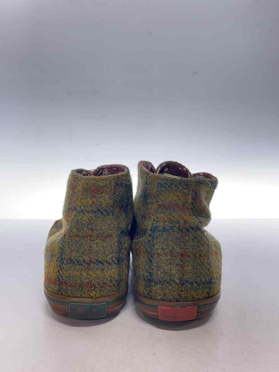 Paul Smith Harris Tweed High Top Sneakers/Uk6/Khk/Wool/Syxd Paul Smith Harris Tweed High Top Sneakers/Uk6/Khk/Wool/Syxd