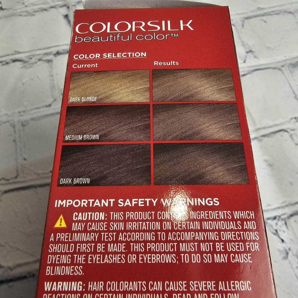 NEW Revlon Colorsilk Permanent Hair Color 51 Light Brown Ammonia Free ...
