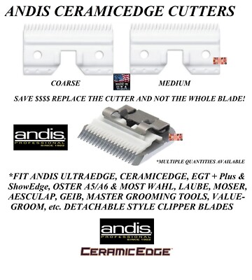 Andis CeramicEdge Replacement Blade CUTTER*Fit AG BG,Oster A5,Many Wahl ...