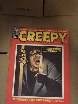 CREEPY #45 (May 1972) Warren B&W Horror Comics Magazine See PICS | eBay