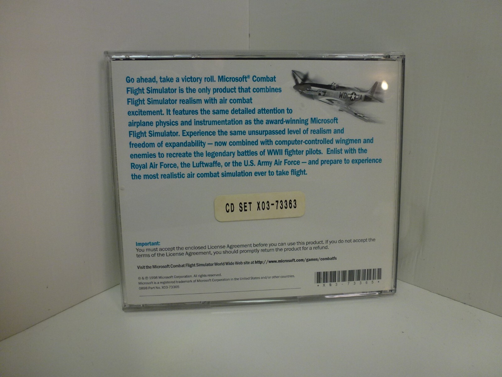 Microsoft Combat Flight Simulator WW2 Europe Series Windows 95/98 | eBay