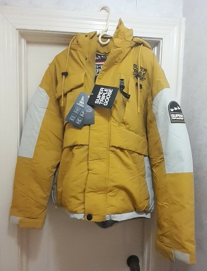 SUPER TRIPLE GOOSE DOWN WINTER JACKET COAT Snowboard Parka SKI Canadian ...