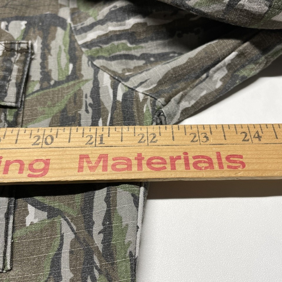Vintage 90s Camouflage Jacket Mens Large Camo Army Surplus Combat USA ...