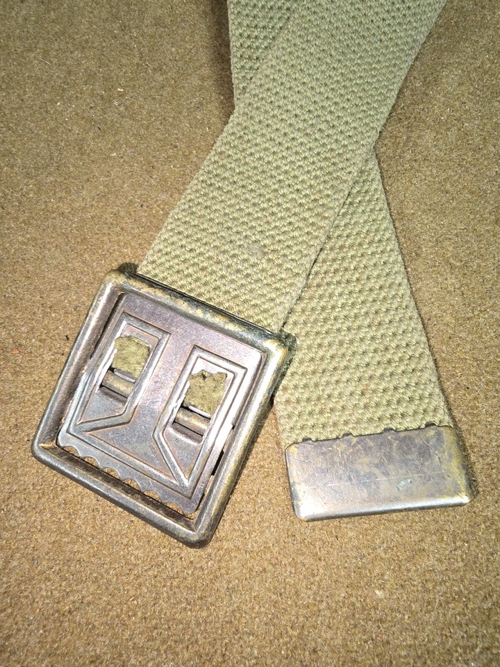 WWII USMC Uniform Belt and Buckle | eBay