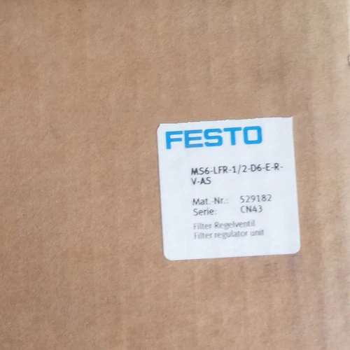 Festo MS6-LFR-1/2-D6-ERV-AS 529182 Filter Regulator New One | eBay