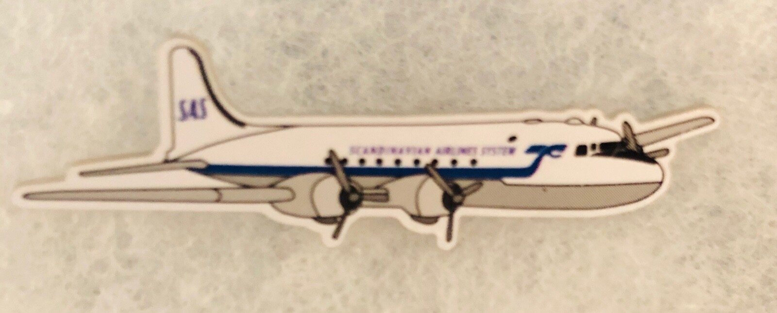 SAS Airlines - Lapel Pin - Propjet Aircraft | eBay